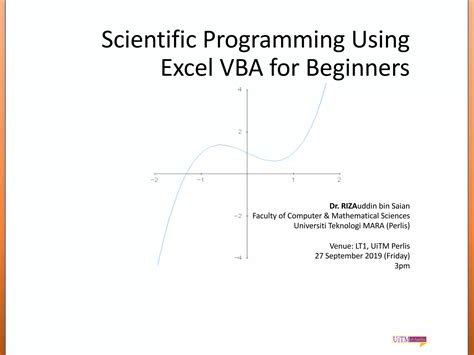 Scientific Programming Using Excel Vba For Beginners Pdf