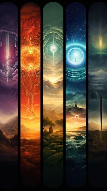 Premium AI Image Seamless Pattern Background Of Landscape