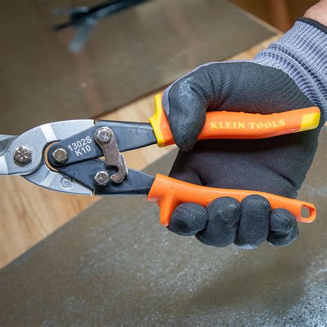 Long Cut Aviation Snips Straight 1302s Klein Tools