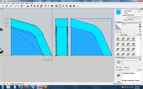 Can I Select A Group Of Vertices And Align Them Sketchup Sketchup Community