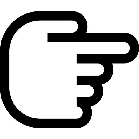 Pointing Right Vector SVG Icon SVG Repo