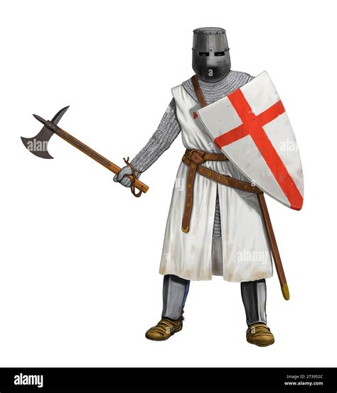 How To Draw Crusader Knight