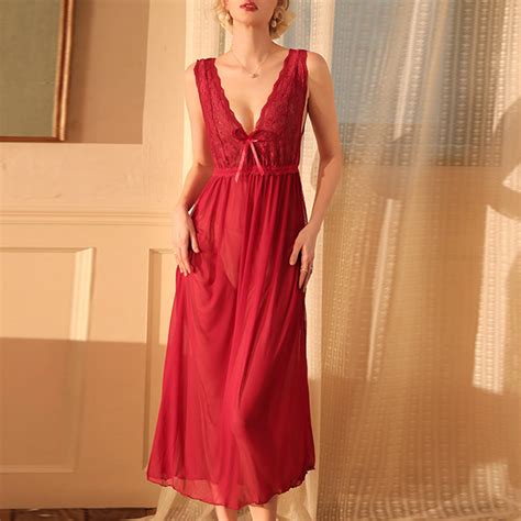 Endives Womens Pajama Sets Mesh Seductive Pajamas Long Fairy Hottie