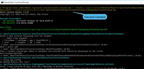 Informes De Specflow Genere Informes De Prueba Y Ejecute Pruebas