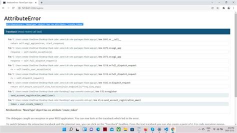 i am getting an error the error is attributeerror nonetype object