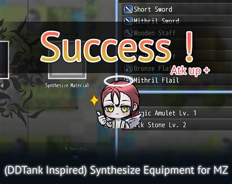 V 1 1 Plugin Update Synth Limit Added Synthesize Equipment Plugin Rpg Maker Mz By Gbro Games