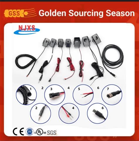 Split Core Clamp On Ct 5a Output Different Connection Line Open Type
