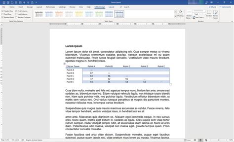 How To Insert A Table In Microsoft Word