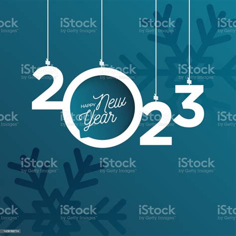 2023 새해 복 많이 받으세요 추상 숫자 벡터 일러스트레이션 인사말 카드 초대장 달력 등 벡터 스톡 일러스트레이션을위한 휴일 디자인 12월 31일에 대한 스톡 벡터 아트