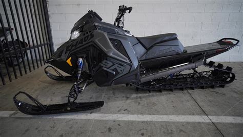 2025 Polaris® 9r Rmk Khaos 155 Shadow Gray Gloss Black Moto United Sv