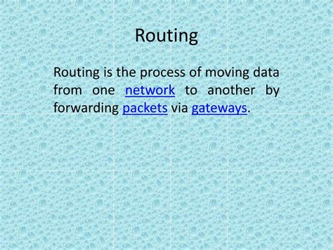 Ppt Routing Powerpoint Presentation Free Download Id8685673