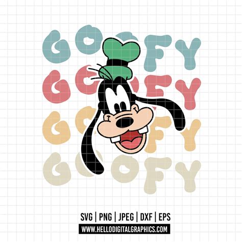 Cod1606 Goofy Svg Disney Svg Mickey Svg Minnie Svg Silhouette C Hello