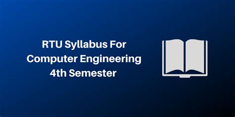 Rtu Syllabus Computer Science Engineering 4th Semester 2020