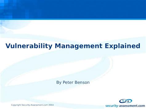 PPT Vulnerability Management Explained DOKUMEN TIPS
