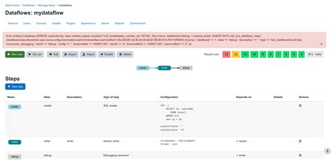 bug when creating a step with the same name as an existing step · issue