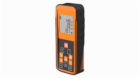 Distance Measuring Instrument Orange 3d Model Turbosquid 2133312