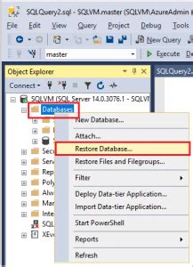 Error Solved Sql Database Restore Failed Database In Use