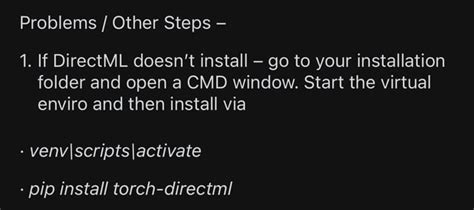 Directml Initialization Failed No Module Named Torchdirectml R