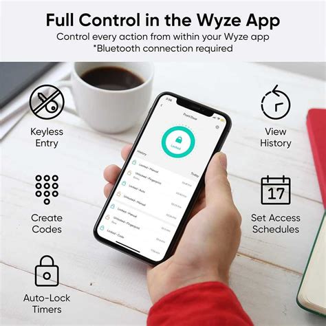 Wyze Auto Lock Bolt Fingerprint Smart Deadbolt With Keypad And Bluetooth