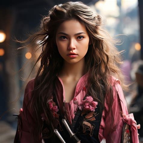 Premium Ai Image Warrior Princess