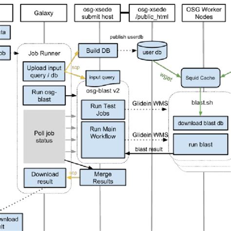 Overview Of Osg Blast Workflow System Download Scientific Diagram