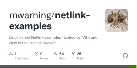 github mwarning netlink examples linux kernel netlink examples