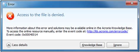 Access To The File Is Denied Techyv