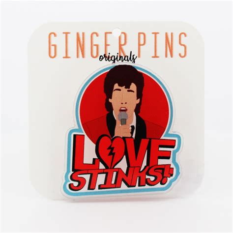 Wedding Singer Love Stinks Pin Ginger Pins Originals