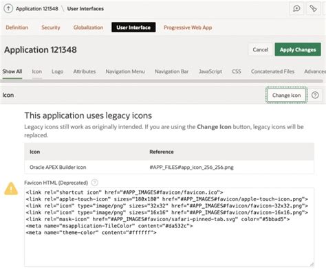 Customizing Application Icons In Apex 221 Apex App Lab