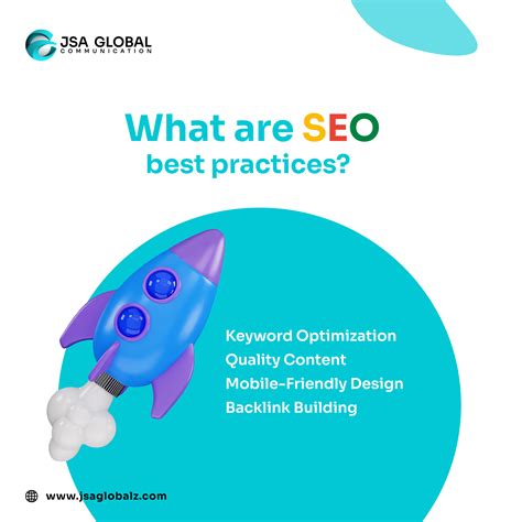 Jsa 𝗪𝗵𝗮𝘁 𝗔𝗿𝗲 𝗦𝗘𝗢 𝗕𝗲𝘀𝘁 𝗣𝗿𝗮𝗰𝘁𝗶𝗰𝗲𝘀 🌐📈 𝗞𝗲𝘆𝘄𝗼𝗿𝗱 𝗥𝗲𝘀𝗲𝗮𝗿𝗰𝗵 Use The Right Keywords 🎯 𝗤𝘂𝗮𝗹𝗶𝘁𝘆