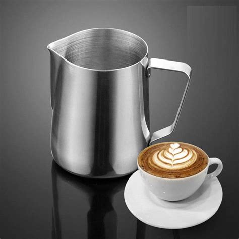 스테인레스 스틸 우유 거품 메이커 거품 컵 카푸치노 크림 모타 커피 우유 주전자 우유 거품 주전자 라떼 아트 컵 거품기밀크 저그 Aliexpress