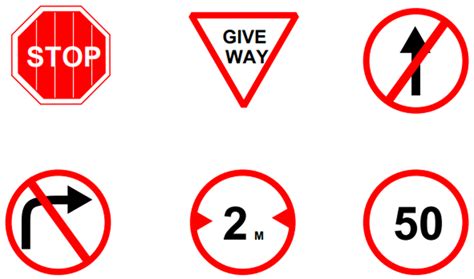 Categories Of Traffic Signs Regulatory Warning Informative Civil Downtown