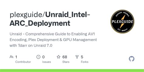 GitHub Plexguide Unraid Intel ARC Deployment Unraid Comprehensive Guide To Enabling AV
