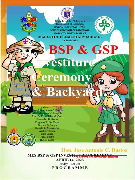 Bspgsp Programme 2023 Pdf Scouting Philippines Bspgsp Programme 2023 Pdf Scouting Philippines