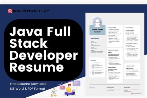 Java Full Stack Developer Resume Examples Resumepocket Medium