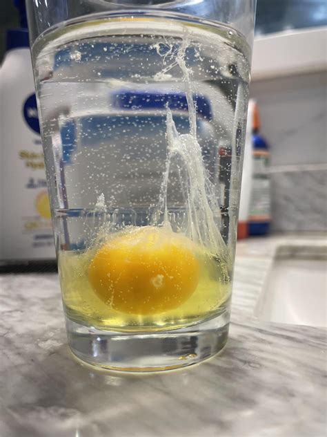 I Just Did An Egg Cleanse… Theres A Lot Of Bubbles Everywhere Even And