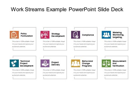 Work Streams Example Powerpoint Slide Deck PowerPoint Presentation Templates PPT Template