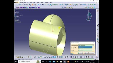 Catia Surface Modeling V5 Practice Video Youtube