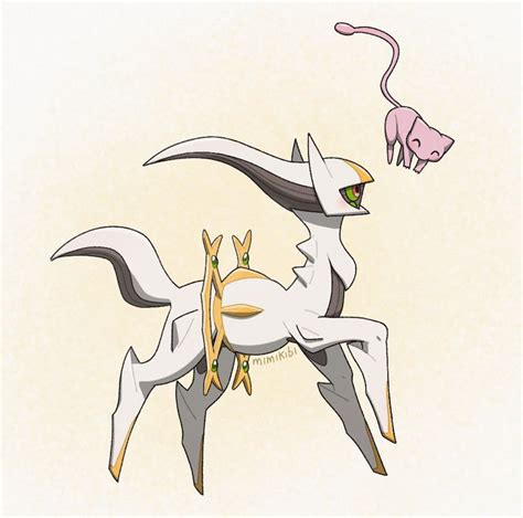 Arceus And Mew Mew And Mewtwo Mythical Pokemon Cute Pokemon Pictures