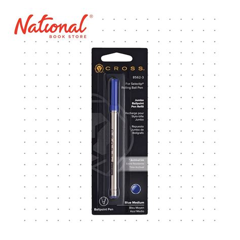 Cross Seletip Ballpoint Pen Ink Refill Jumbo Blue Medium C8562 3