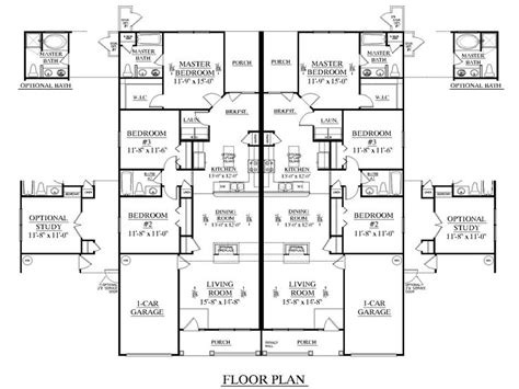 3 Bedroom Duplex House Plans Modern Designs And Blueprints