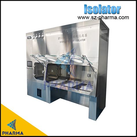 Sterile Negative Pressure Inspection Aseptic Test Vhp Sterilizer Isolator For Lab Sterile