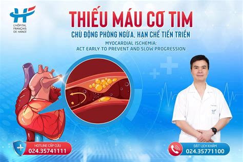 Myocardial Ischemia Act Early To Prevent And Slow Progression Bệnh Viện Việt Pháp Hà Nội