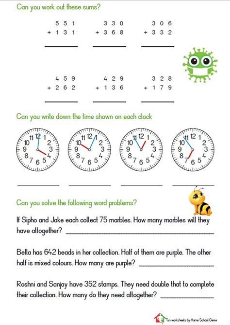 Reasoning Problem Solving Maths Worksheets For Year 3 Age 7 8 Worksheets Library