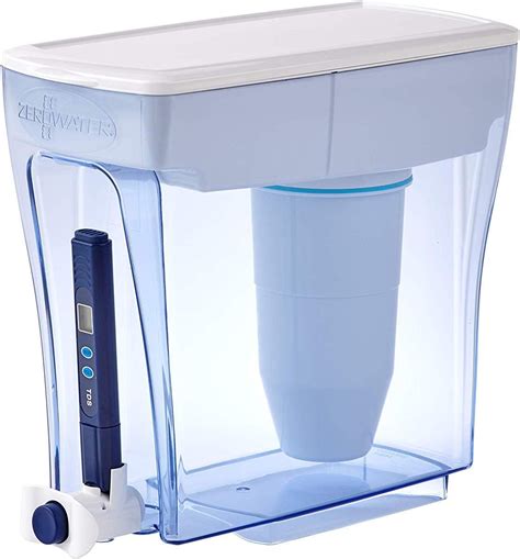 Zerowater 20 Cup Ready Pour Dispenser Water Filter Pitcher Clear