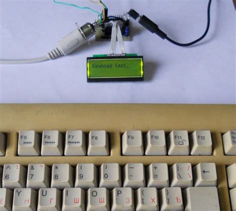 Подключение Ps 2 At клавиатуры к микроконтроллеру Attiny2313