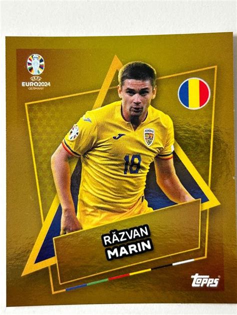 Topps Euro 2024 Star Player Rom Razvan Marin Euro Edition Neu Gemäss