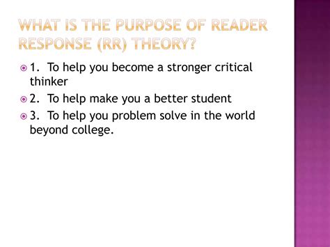 Reader Response Theory Pptx