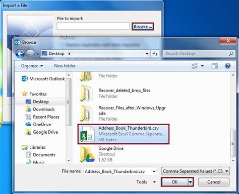 Import Contacts From Thunderbird To Outlook