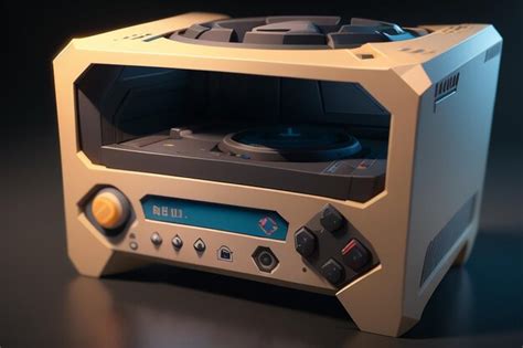 Premium Ai Image Game Console Console Device 3d Rendering Model